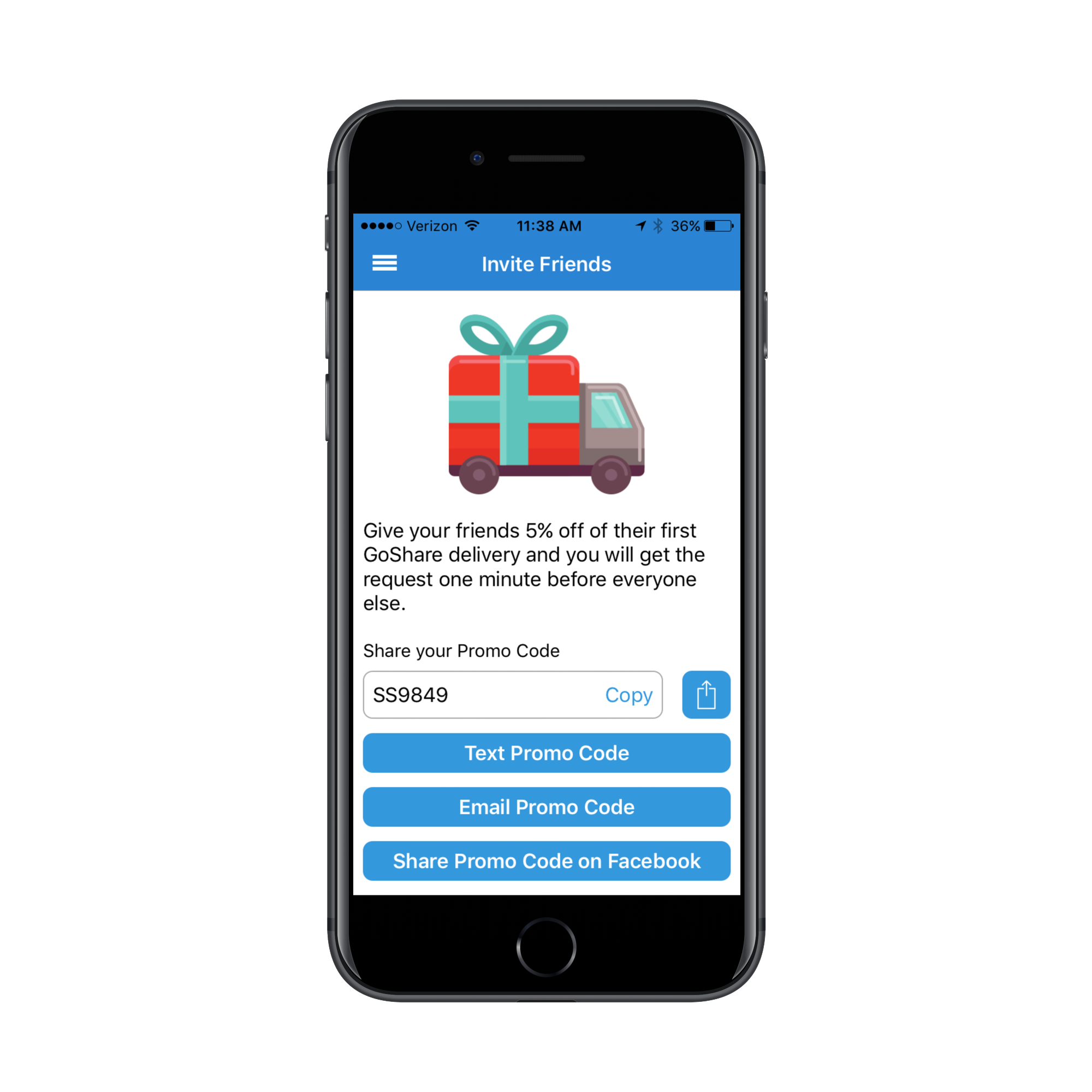 Share Your Promo Code And Win GoShare Share Your Promo Code And Win GoShare